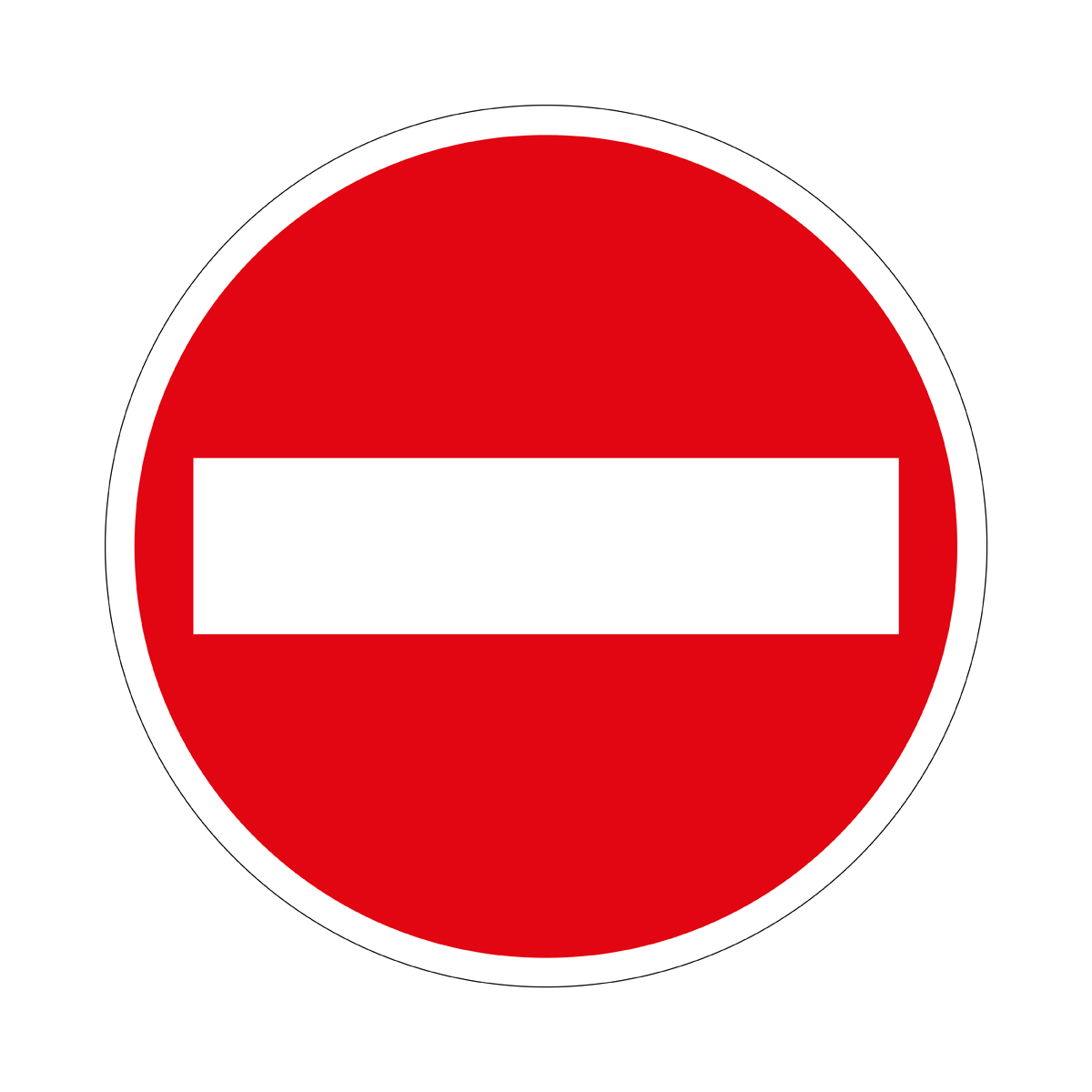 Adhesive Sticker No Entry Red First Display Signs Graphics adhesive-sticker-no-entry-red-first-display-signs-graphics