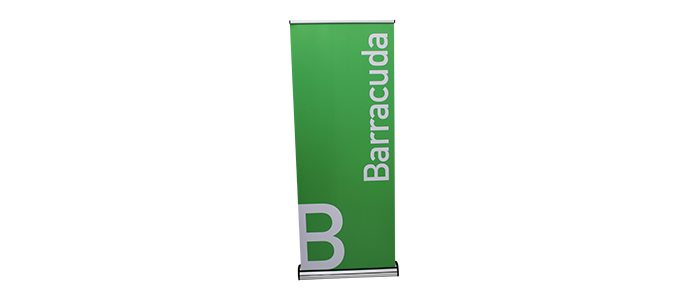 Barracuda Roller Banner - First Display - Signs & Graphics