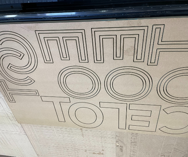 MDF Letter CNC Cutting Service 2022 | First Display