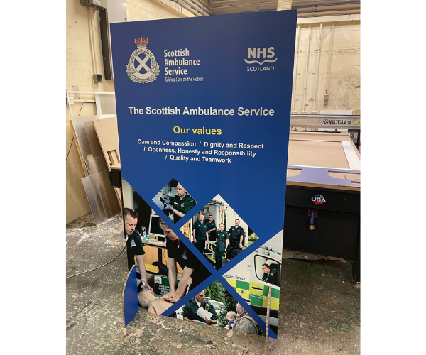 Xanita Print Display Board | Scottish Ambulance Service