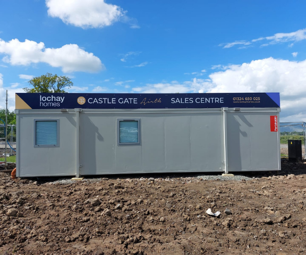 Lochay Homes Portakabin Signage 2022 | First Display